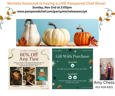 Michele Szewczyks Live Pampered Chef Show Facebook