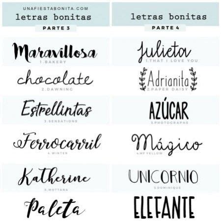 Tipos De Letras Para Invitaciones Fonts Bullet Journals And Journal