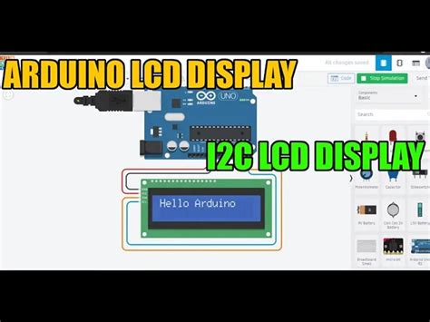 How To Connect Lcd To Arduino Lcd Display Arduino I2c Tinkercad Simulation Aeroarduino