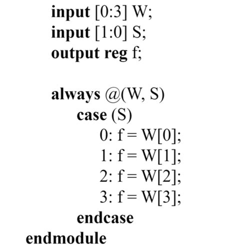 Ee 280 Chp 4 5 Verilog Flashcards Quizlet
