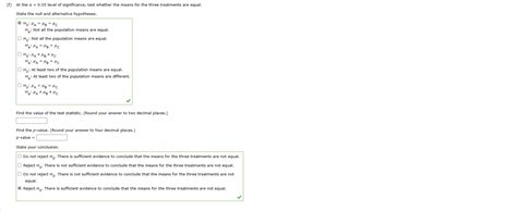 Solved The Following Data Are From A Completely Randomized