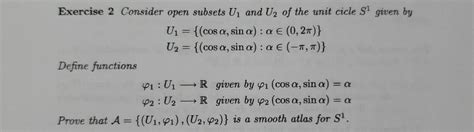 solved exercise 2 consider open subsets u and u2 of the