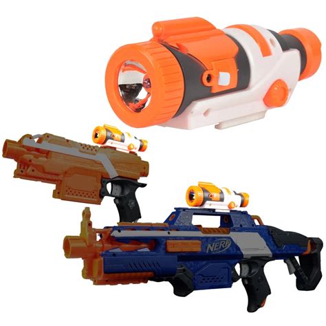 Tactical Led Flashlight For Nerf Elite Series Modified Part Orange