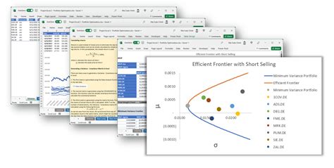 excel project 2 efficient frontier project excel 2