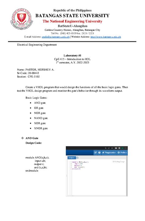 Basic Logic Gates Verilog Code At Bobby Flores Blog