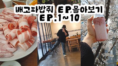 배고프고 귀찮은 남자의 먹방 일기 모아보기 Ep1~10 Youtube