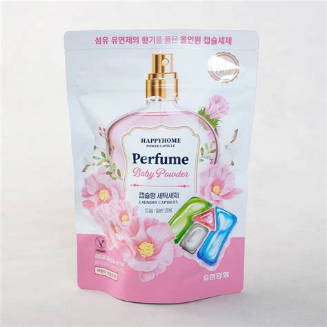 해피홈 파워캡슐 올인원 세탁세제 베이비파우더 메가마트몰