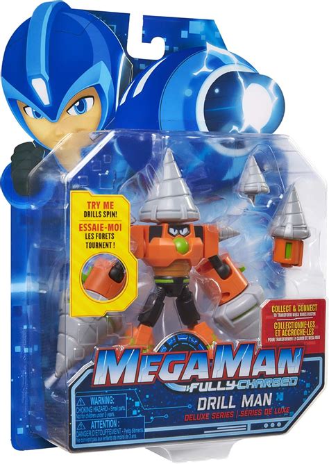 Mega Man Fully Charged Jakks Pacific Fully Charged Deluxe Drill Man
