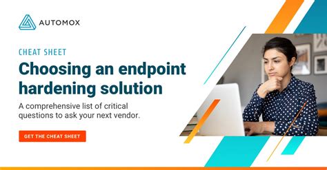 Automox On Linkedin Endpoint Hardening Cheatsheetpdf
