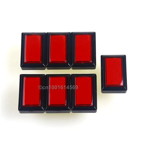 Mm Mm X V Rectangular Arcade LED Illuminated LED Button To Raspberry PI Retropie B