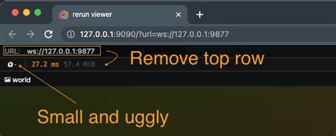 make top bar look better on web · issue 1079 · rerun io rerun · github
