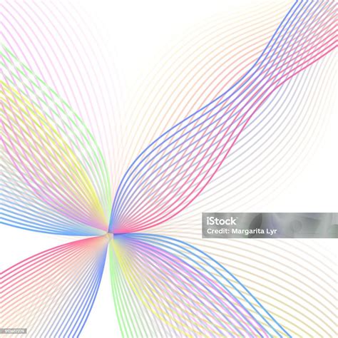 여러 추상 파 배경입니다 파스텔 핑크 파랑 녹색 노란 색조에 기술 현대 템플릿 꽃의 모조 벡터 Eps10 일러스트 레이 션 0