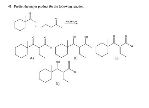 Solved 42 Predict The Product When Cyclohexanone Reacts