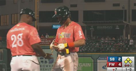 Tyler Robertson Collects Three Hits In Tincaps Win Tincaps