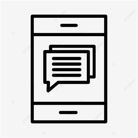 대화 라인 아이콘 벡터 채팅 대화 메시지 Png 일러스트 및 벡터 에 대한 무료 다운로드 Pngtree