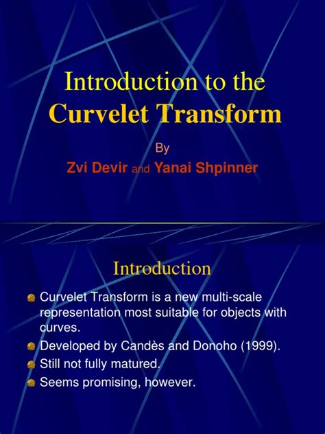Curvelets Download Free Pdf Business