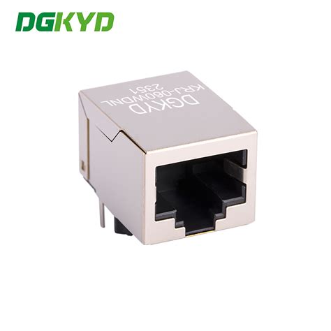 Krj 060wdnl Rj45 Power Grid Interface Connector With Filter Socket Interface Network Communication