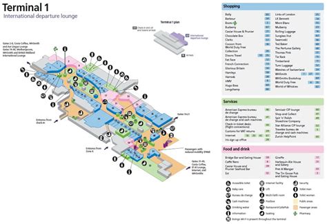 Heathrow International Airport Uk Terminal Maps Lhr Information And