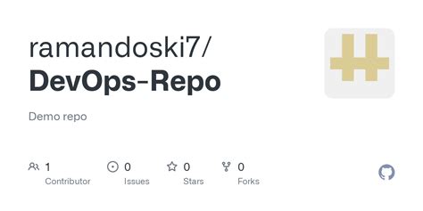 github ramandoski7 devops repo demo repo
