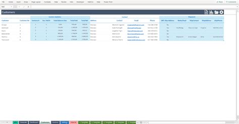 excel invoice generator tracker dashboard luxtemplates