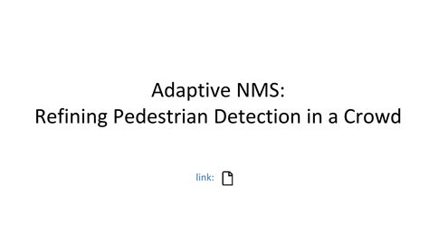 Crowd Counting And Detection論文紹介 Ppt