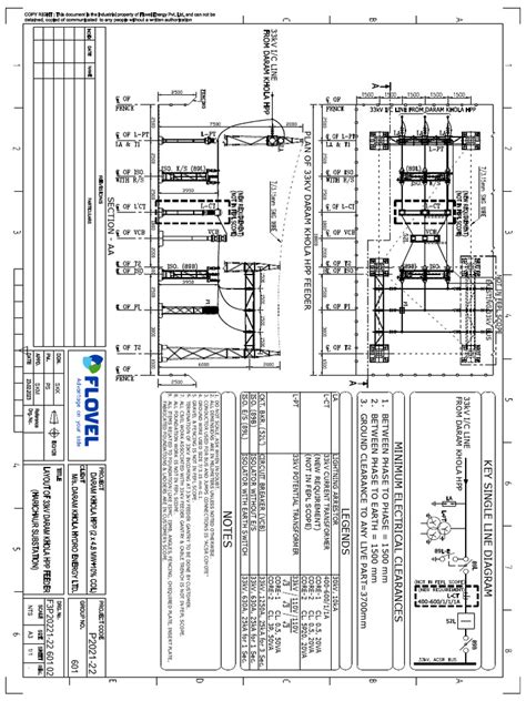 Layout Of 33kv Daram Khola Hpp Feeder At Receiving End Substation Harichaur Substation Pdf