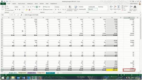 how to navigate rows and columns in excel 2013
