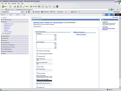 Parameters To Improve Maximo Performance Using Websphere
