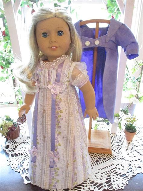 Regency Era Historic Doll Dress To Fit Your 18 American Etsy Doll