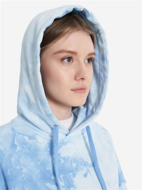 Худи женское оверсайз Champion арт Cha241f615 голубой цвет — купить за 3679 руб со скидкой 60