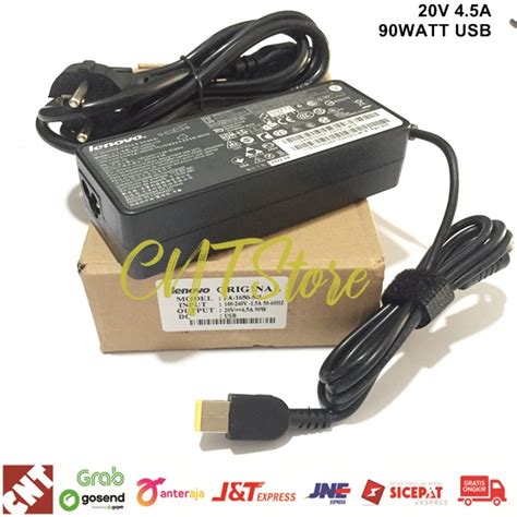 Jual Adaptor Charger Lenovo Thinkpad X1 Carbon 20v 4 5a Square Mouth Shopee Indonesia