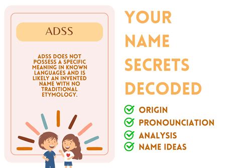 Adss Name Meaning And Pronunciation