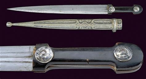 Caucasian Circassian Kindjal Dagger Late 1800s Early 1900s Straight