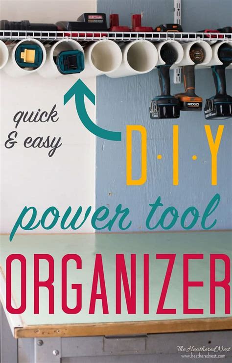 Tool Organizer Quick Easy Diy To Organize Power Tools