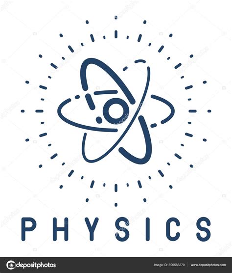 Atom Vector Simple Linear Icon Science Physics Line Art Symbol Stock Vector Image By ©ostapius