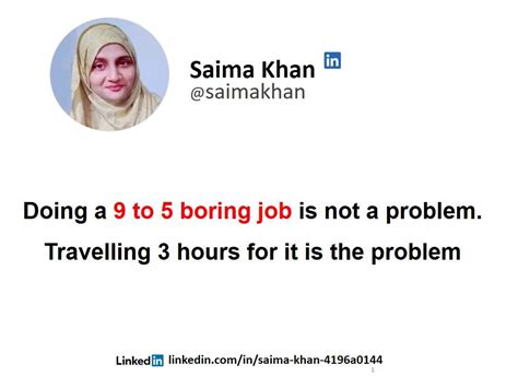 Fawad Farooqui On Linkedin Some People May Find Doing A 9 To 5 Job