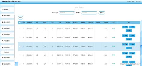 Javaphpnodejspython基于java高校图书管理系统【2024年毕设】 Csdn博客