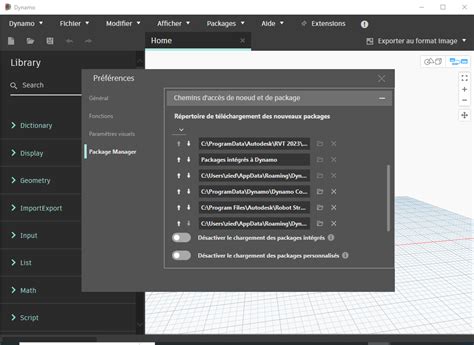 Extension Dynamo Revit To Robot Dynamo