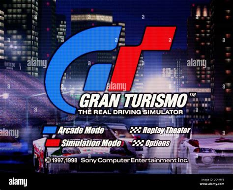 Gran Turismo Gt Sony Playstation 1 Ps1 Psx Editorial Use Only