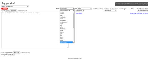 万能转换神器pandoc支持html word pdf markdowncsv等格式 知乎