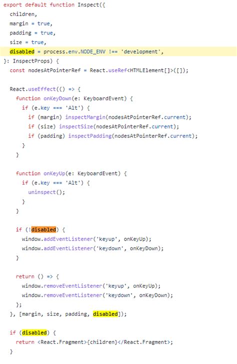 Disabled Is Ignored If Nodeenvproduction · Issue 8 · Raunofreiberg