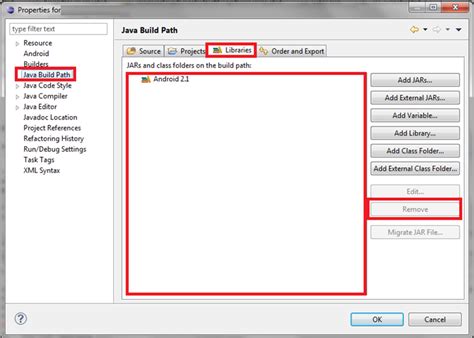 Error Android Error En Las Librerías Importadas Jarroba