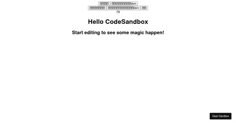 Web Component Render Codesandbox