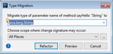 Java Technologies Intellij Idea Code Refactoring