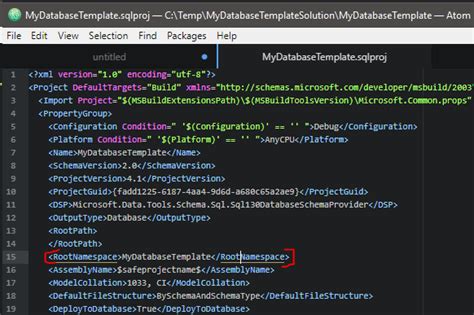 Visual Studio Create Sql Database Project Template John Xiong