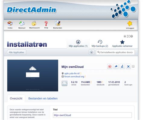 Reloading Problem After Fresh Install Server Owncloud Central