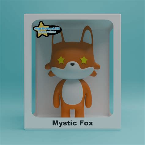 Mystic Fox Mysticmesh3d Collectible 3d Model By Mysticmesh3d On Thangs