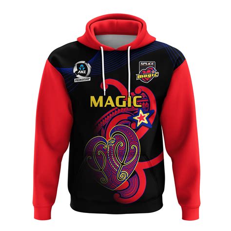 Aotearoa Netball Hoodie Waikato Bay Of Plenty Magic 2023 Anz Premiership Fegrin