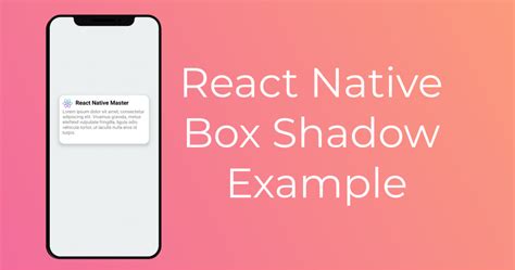 Add Box Shadow In React Native At Charles Braim Blog