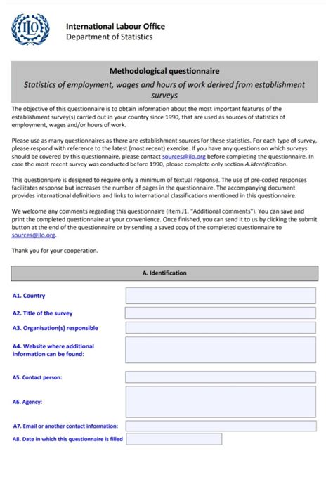 Salary Survey Template Free Word Templates